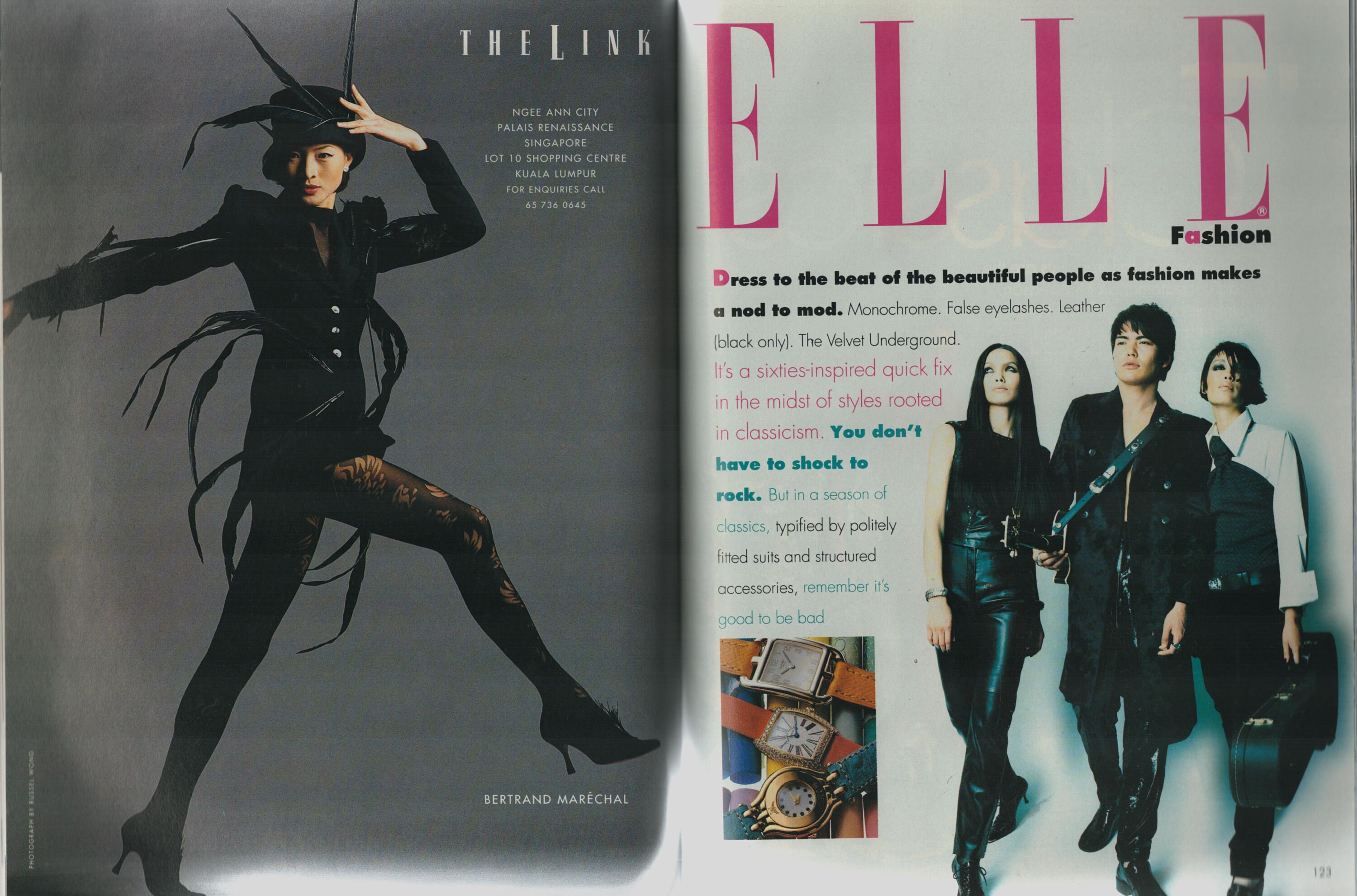 Elle Sept 1995 No 22 Singapore Issue Foreign Rare Vintage Fashion ...