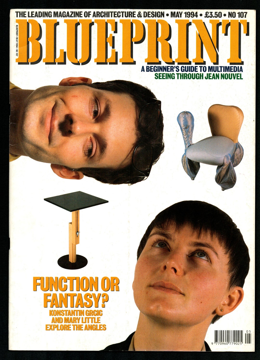 Blueprint No 107 May 1994 Architecture and Design Magazine 30th - Etsy