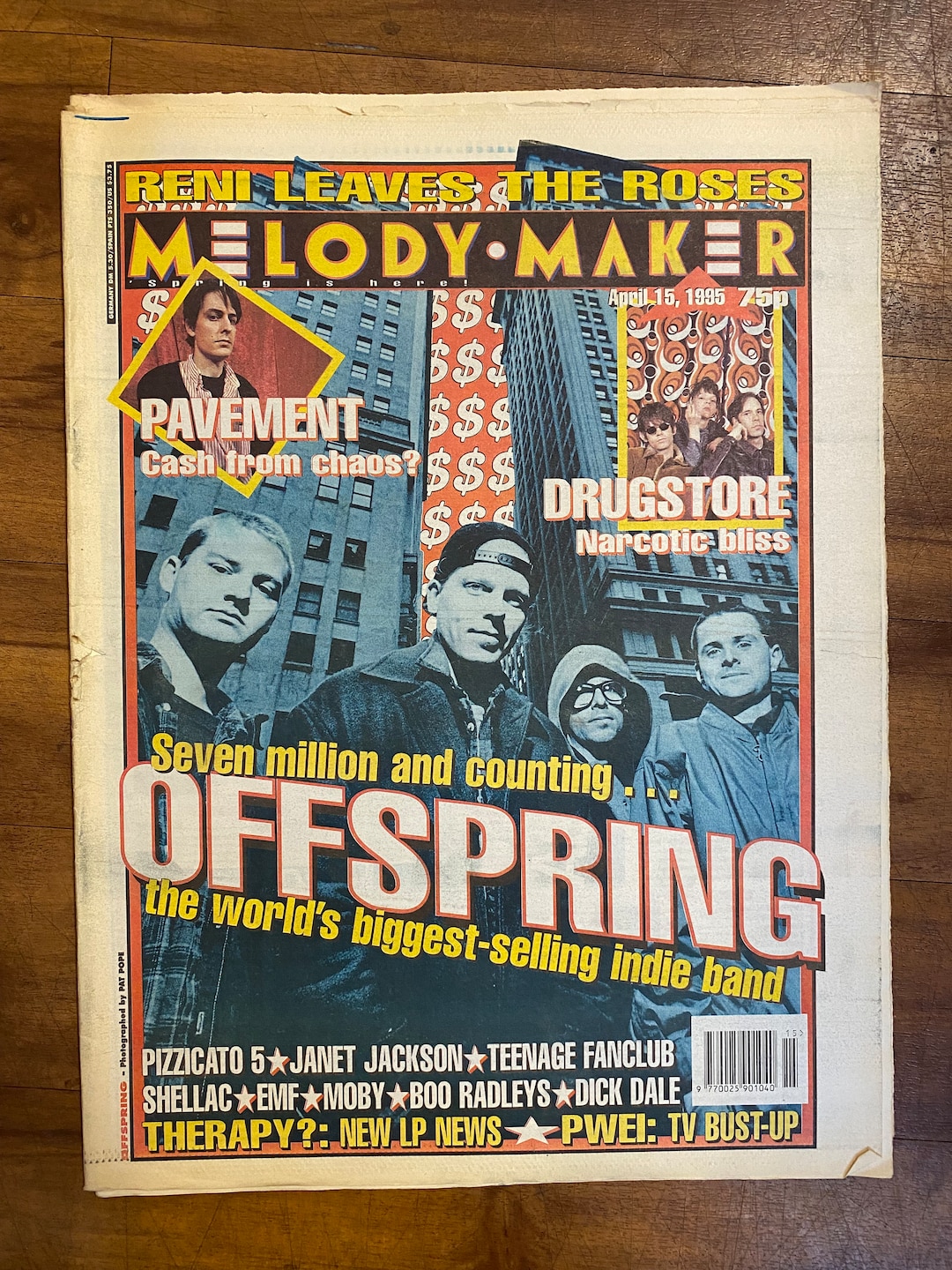 Melody Maker April 15 1995 Original British Pop Newspaper - Etsy