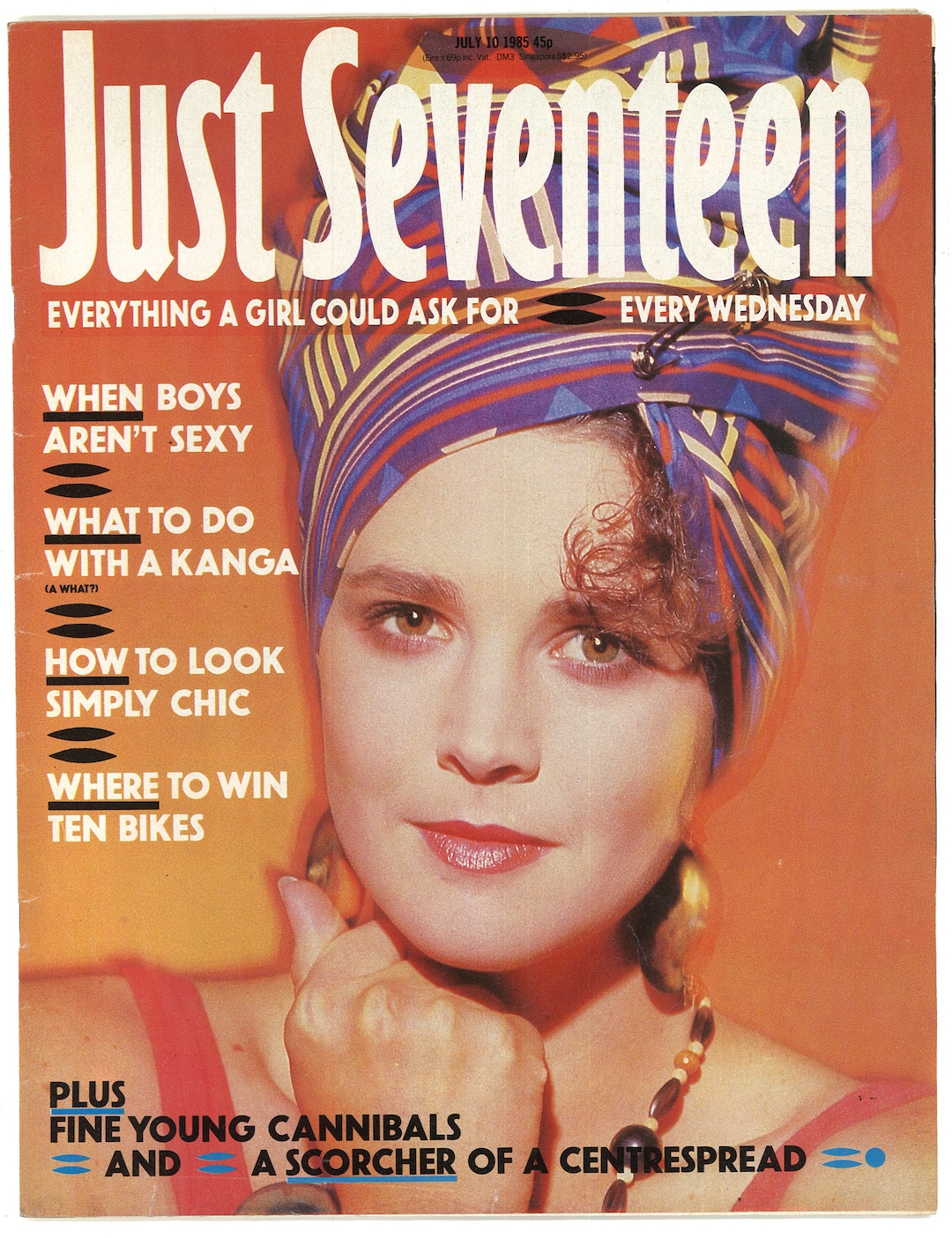 Just Seventeen July 10 1985 British Original Vintage Fortnightly ...