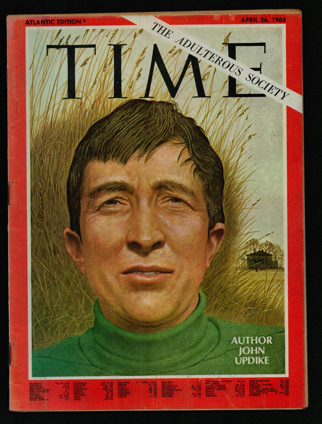 Time April 26 1968 Original Vintage Magazine Author John Updike ...