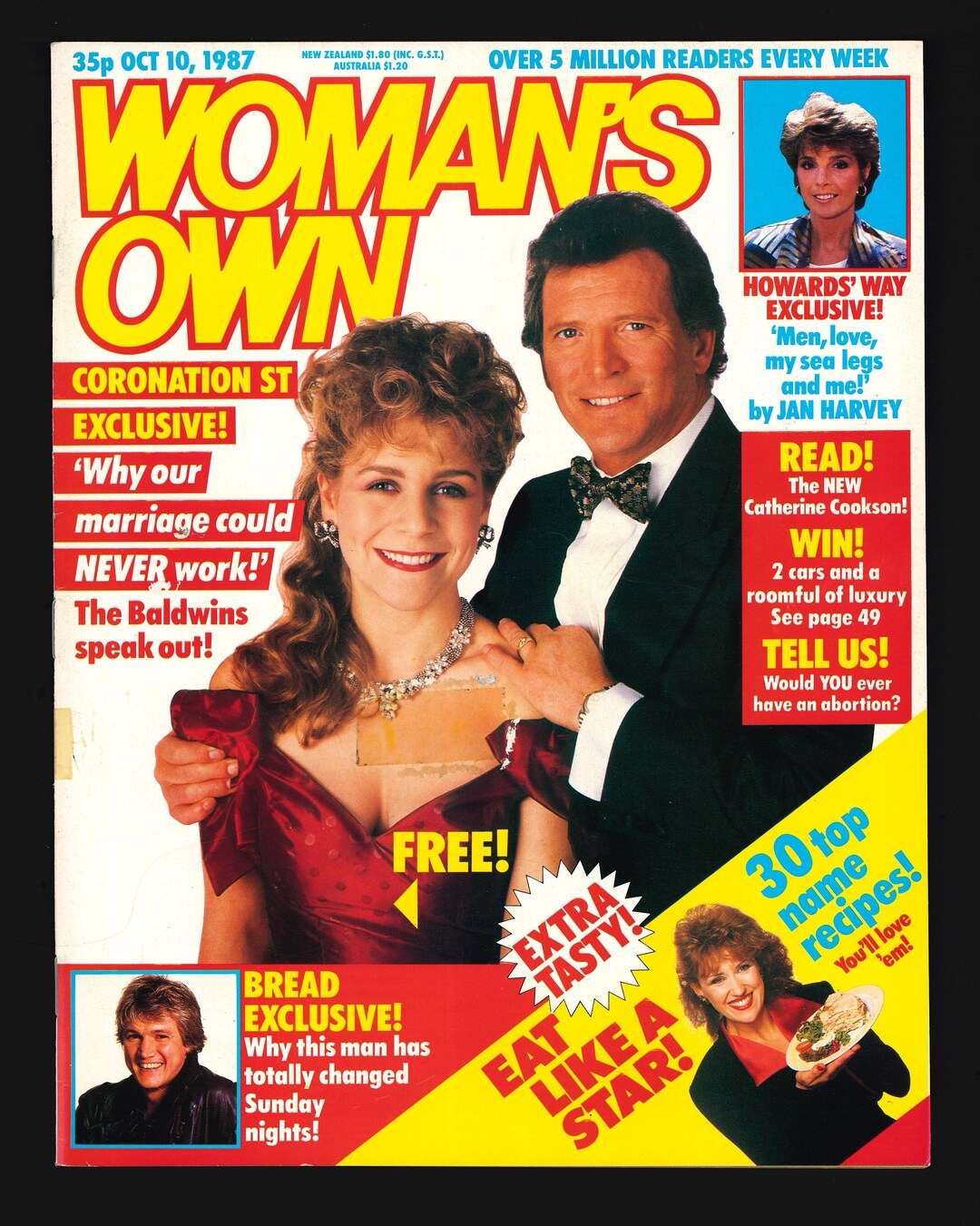 Woman's Own Oct 10 1987 Original British Vintage Weekly Women Magazine ...