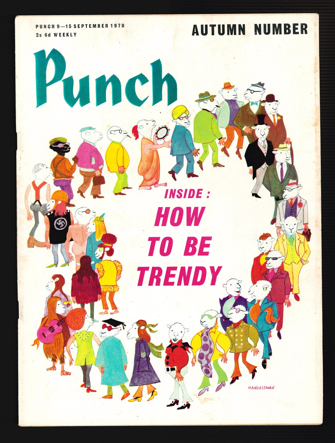 Punch 1970 Sept-nov Issues Vintage Original Satire Magazine - Etsy