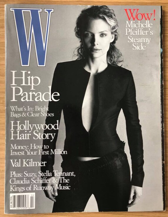 W Magazine Feb 1999 Original Vintage Fashion Magazine Gift | Etsy