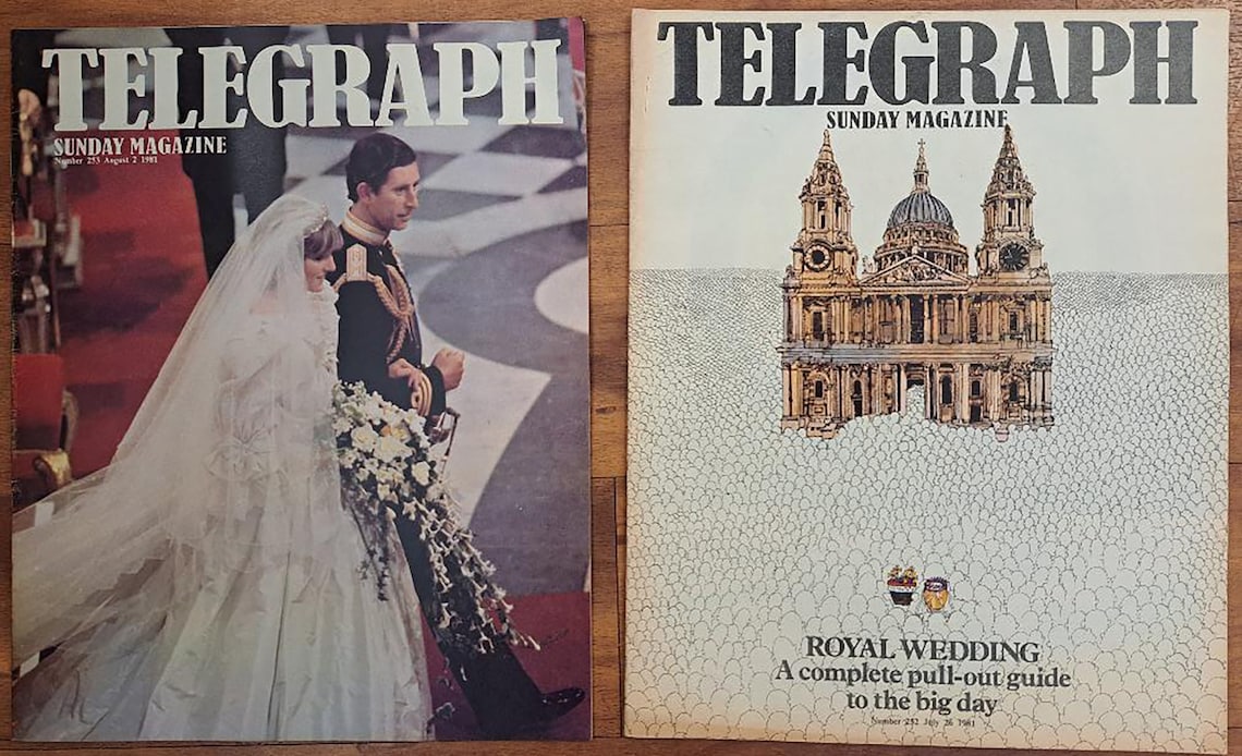 Royal Wedding Magazine Souvenir 1981 Princess of Wales Diana King ...