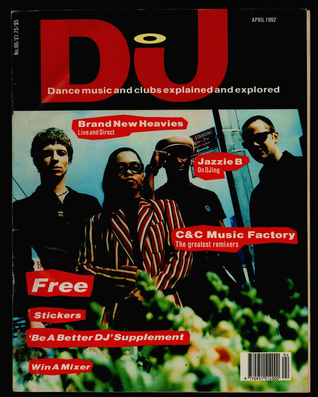 DJ Magazine No 66 April 1992 Dance Music and Clubs - Etsy