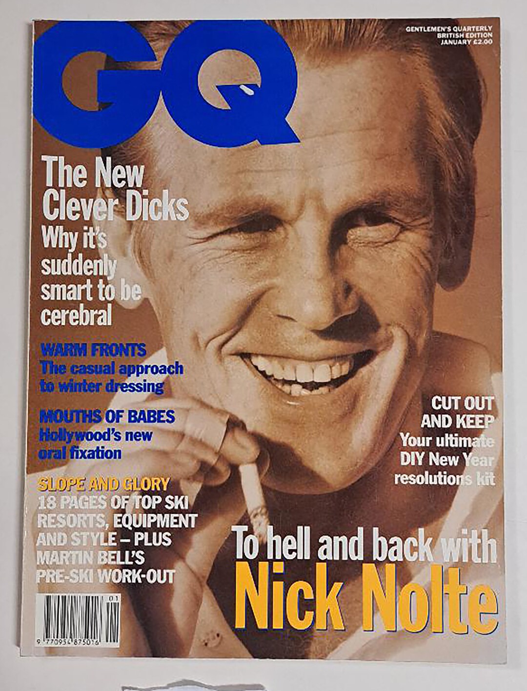 GQ UK Jan - Nov 1992 Original Vintage Magazine - Etsy