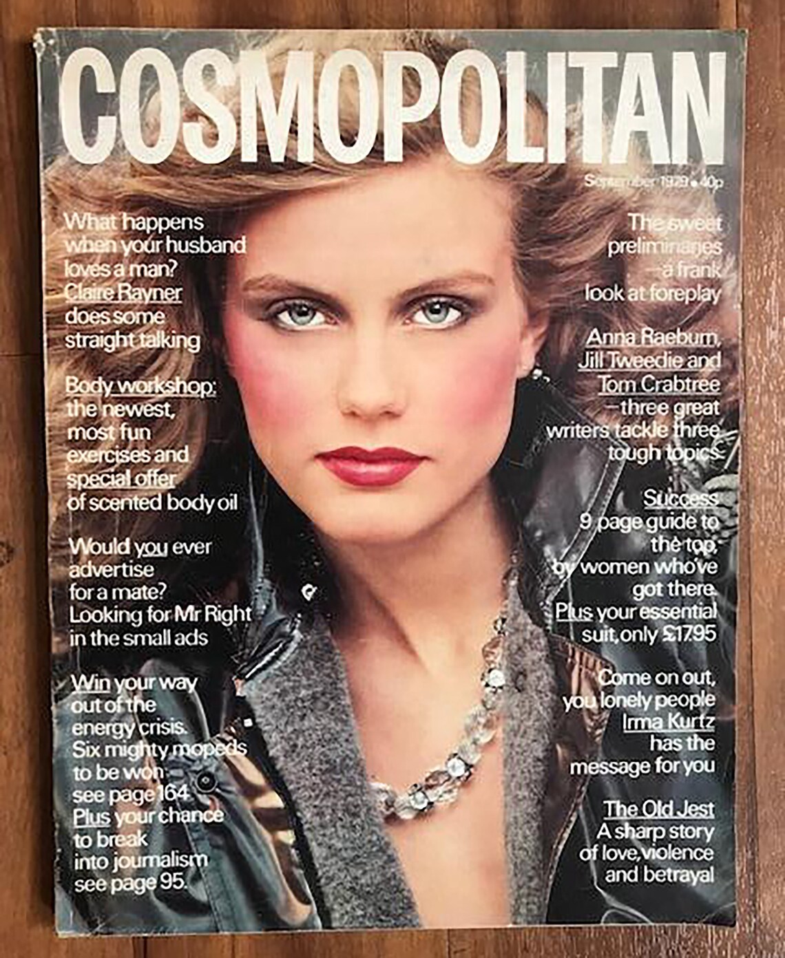 Cosmopolitan UK Sept 1979 British Original Vintage Fashion Magazine ...