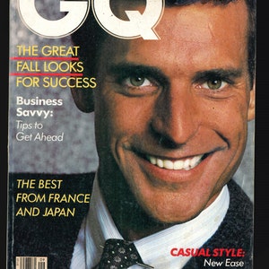 GQ US 1983 and 1984 Original Vintage Magazine - Etsy
