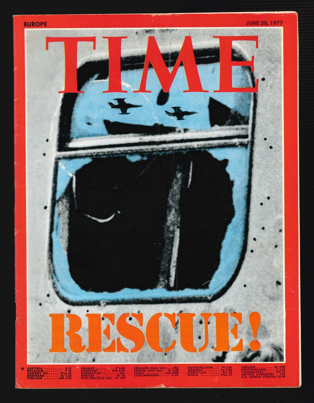 TIME JUNE 20 1977 Vintage Magazine Rescue! - Etsy