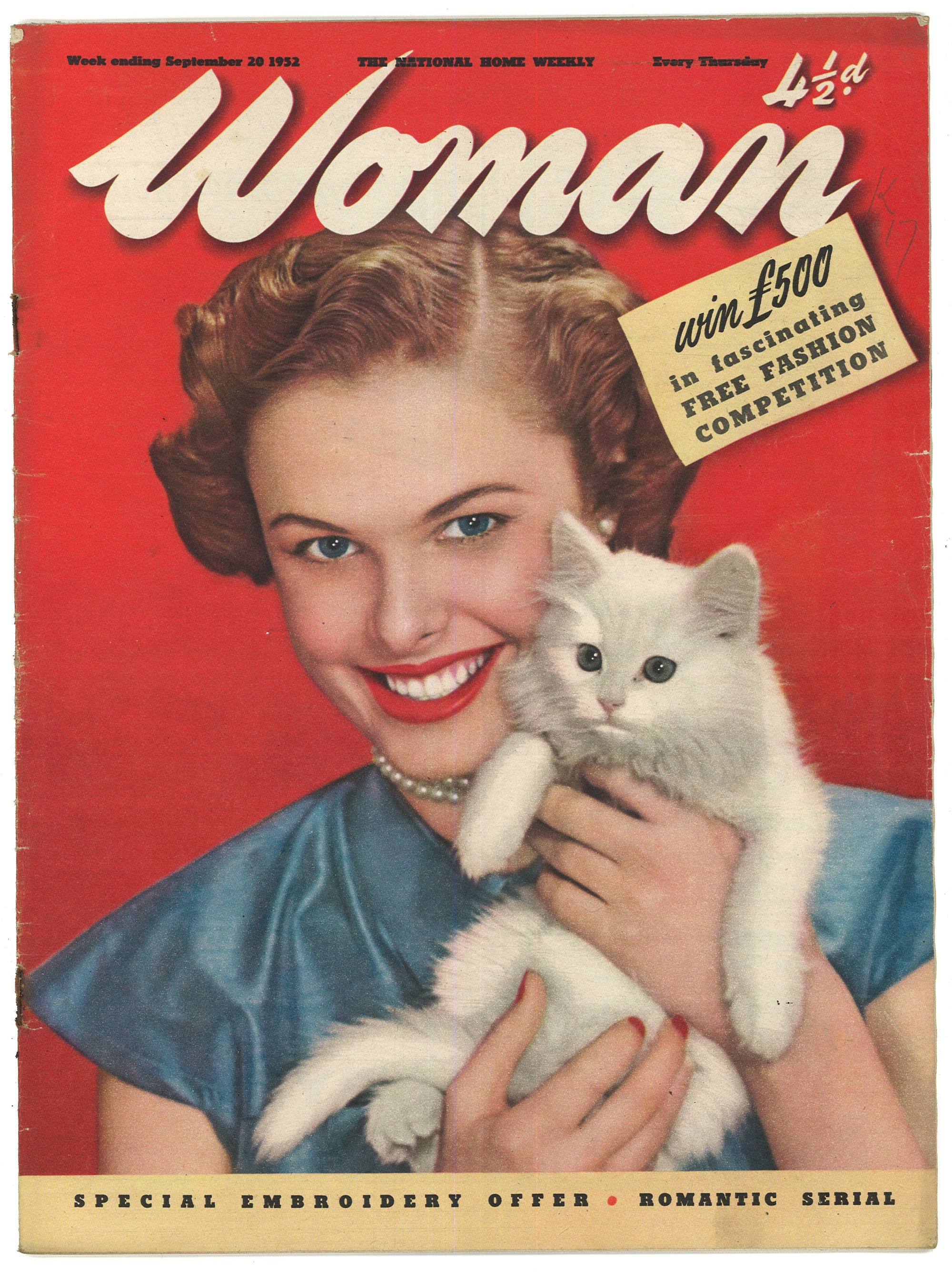 Woman UK Sept 20 1952 Original British Vintage Weekly Women Magazine ...