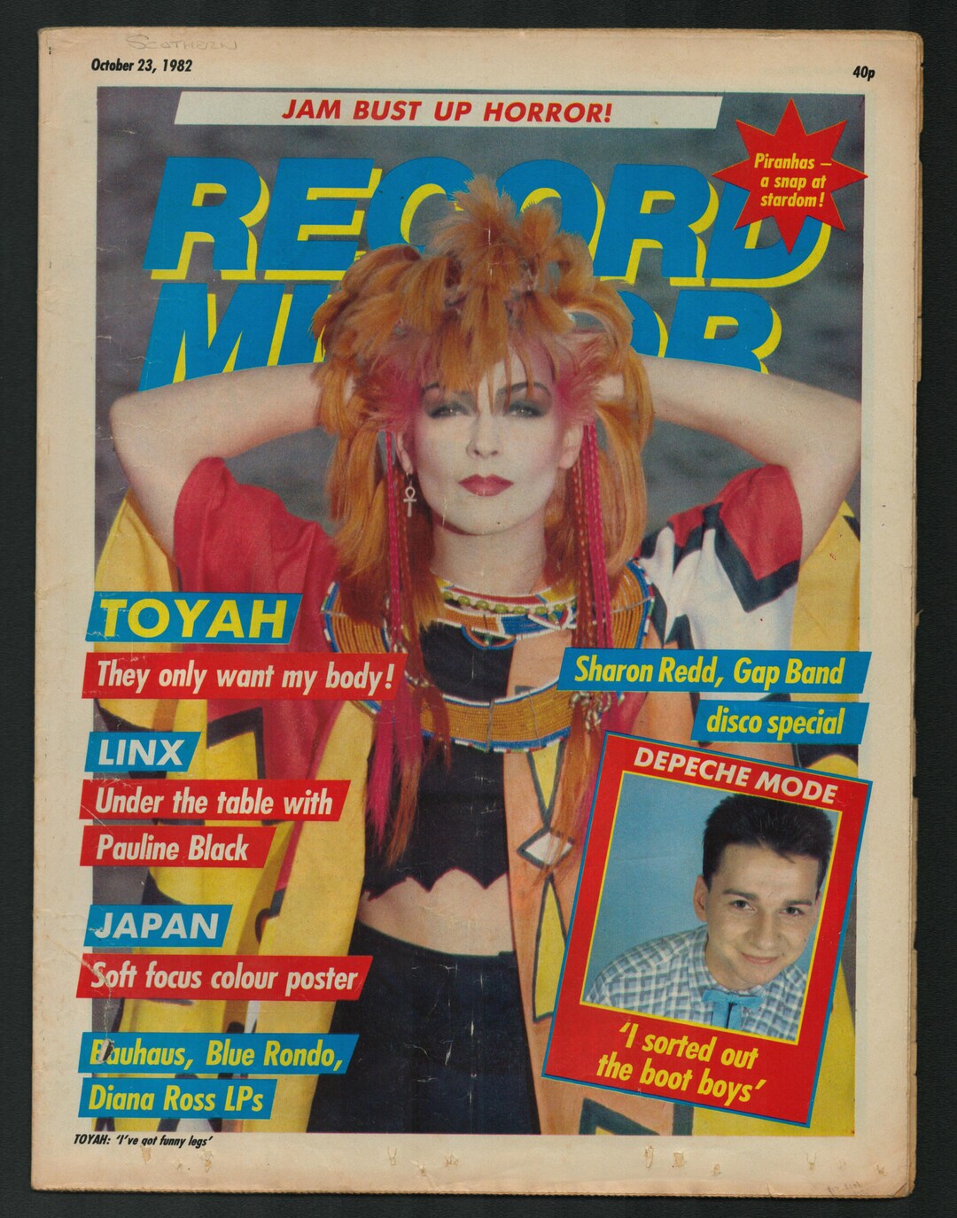 Record Mirror Oct 23 1982 UK British Original Vintage Music Magazine ...
