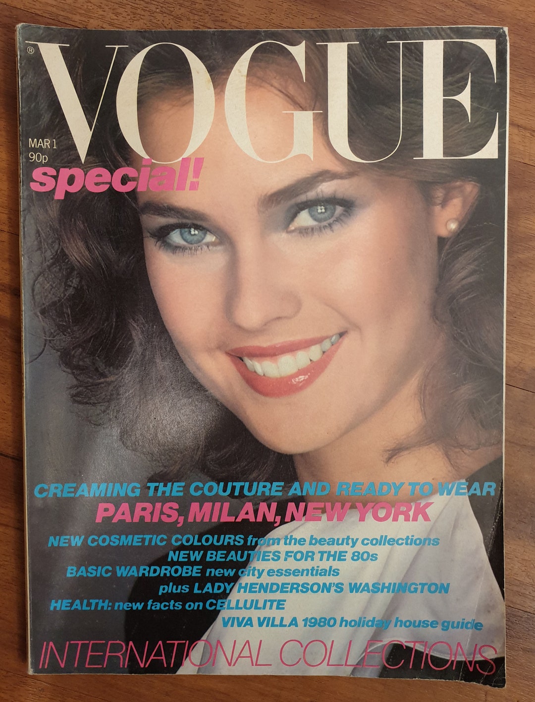 Vogue UK March 1 1980 British Original Vintage Special International ...