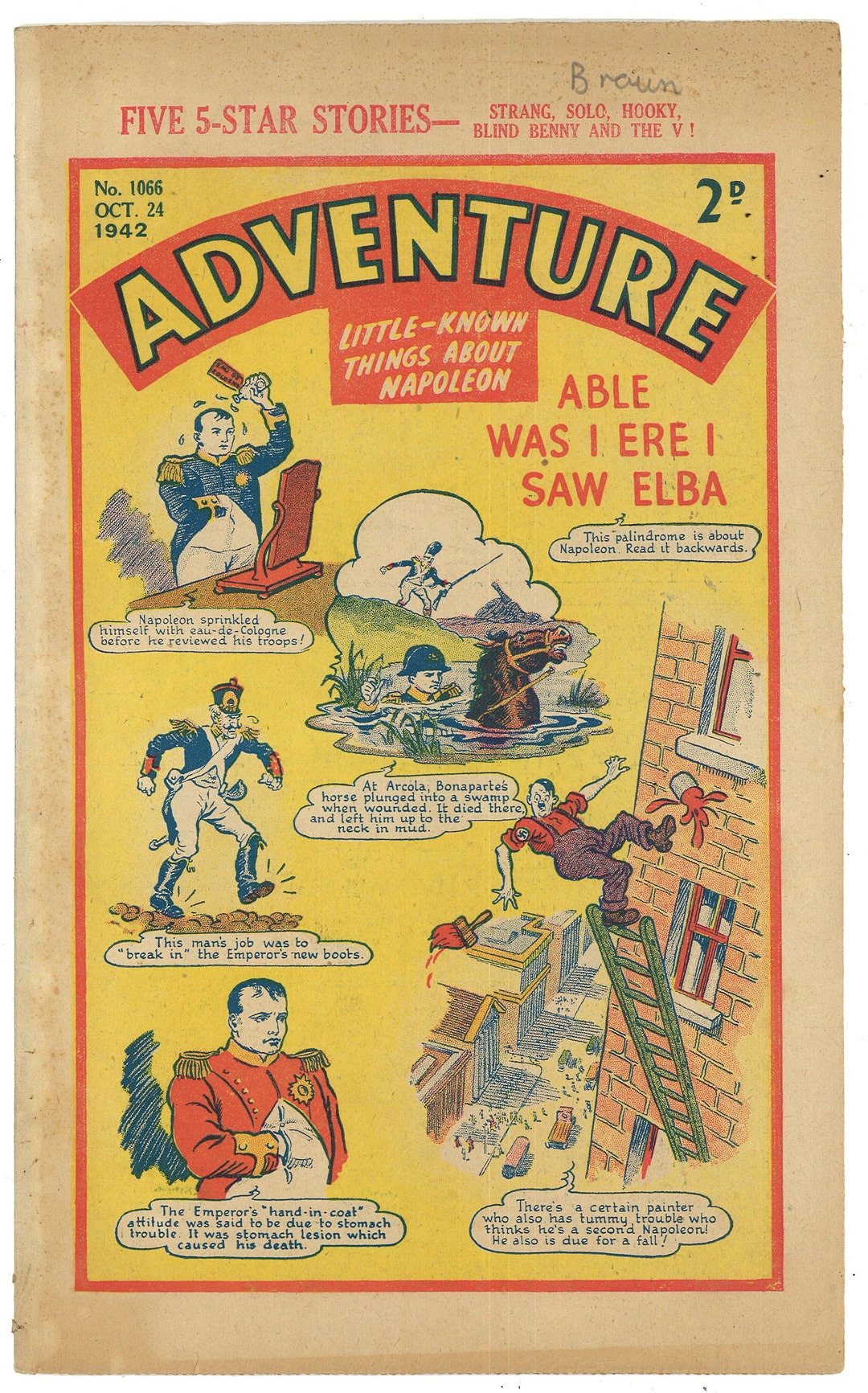 Adventure British Weekly Comics No 1562 Dec 25 1954 Ryan of - Etsy