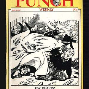 Punch 1987 Bundle of 43 Copies Vintage Original Satire Magazine - Etsy