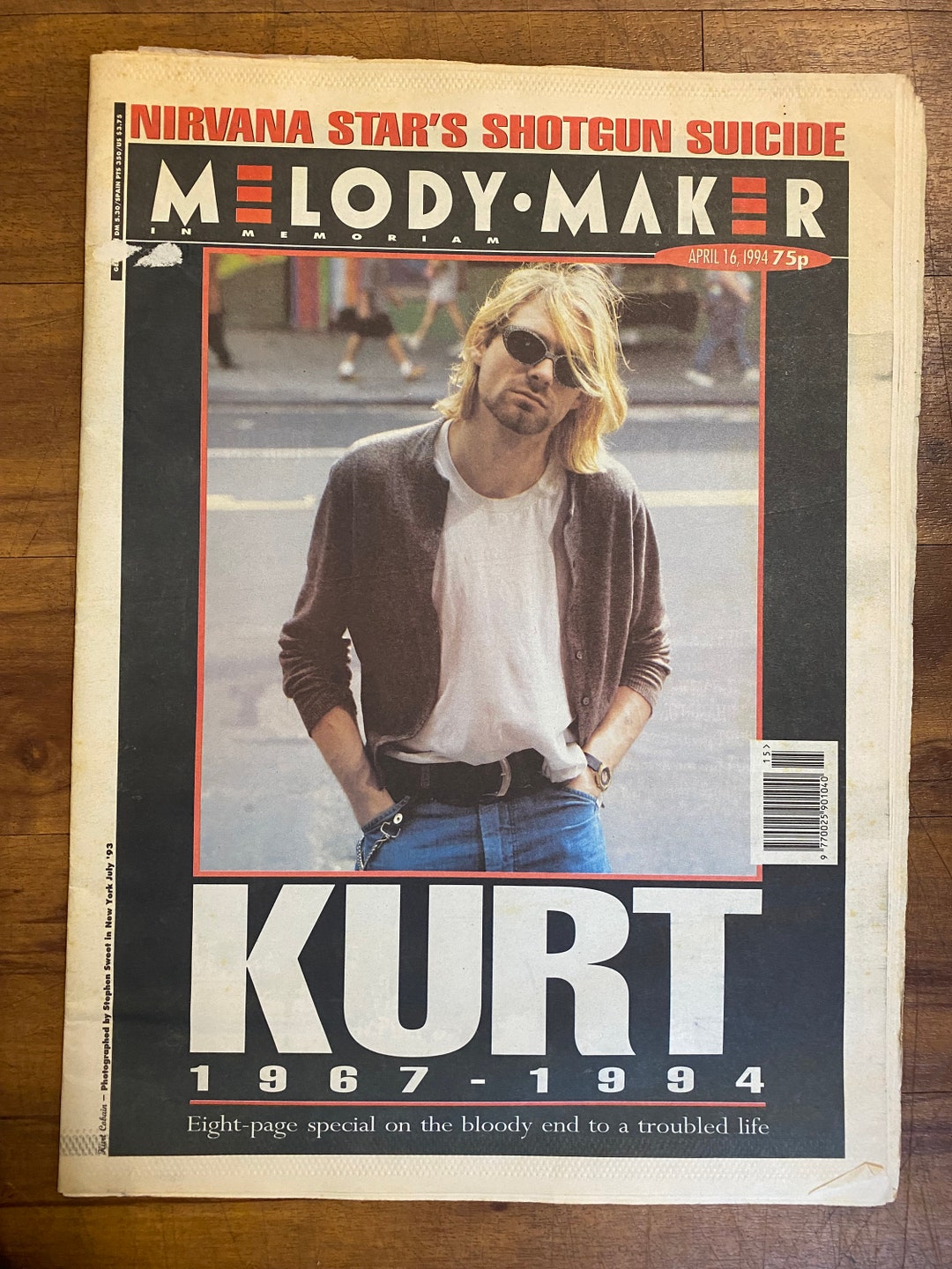 Melody Maker Apr 16 1994 Original British Pop Newspaper 30th - Etsy