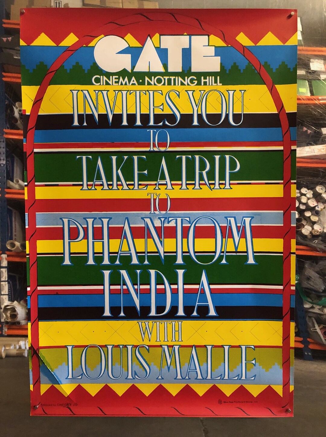 Phantom India, 1969 Double Crown Movie Poster - Etsy