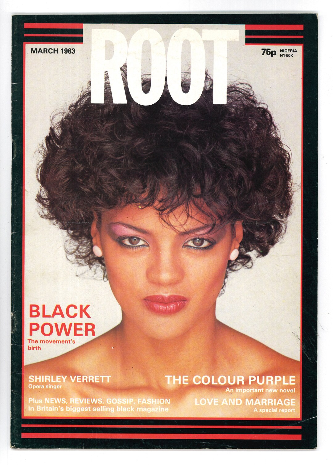 Root March 1983 Original Magazine - Britains Biggest Black Magazine - Etsy