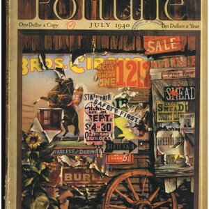 Fortune Magazine 1940 - 1945 Design Advertising Book Art Deco Vintage ...