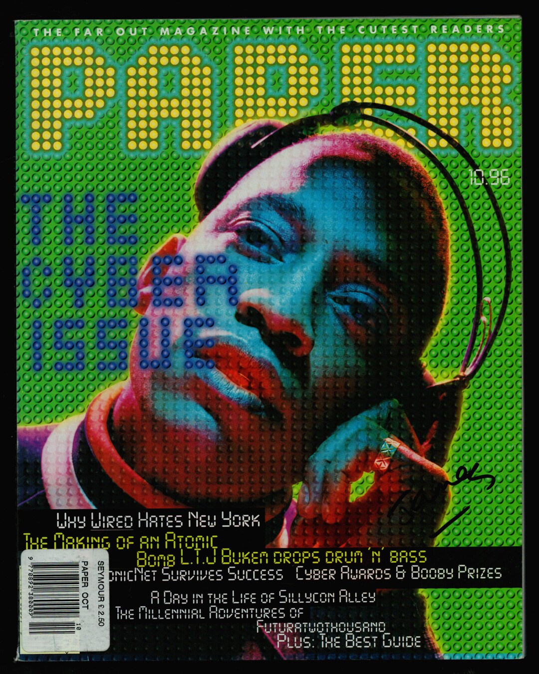 Paper Oct 1996 US American Original Vintage Fashion Magazine Cyber ...