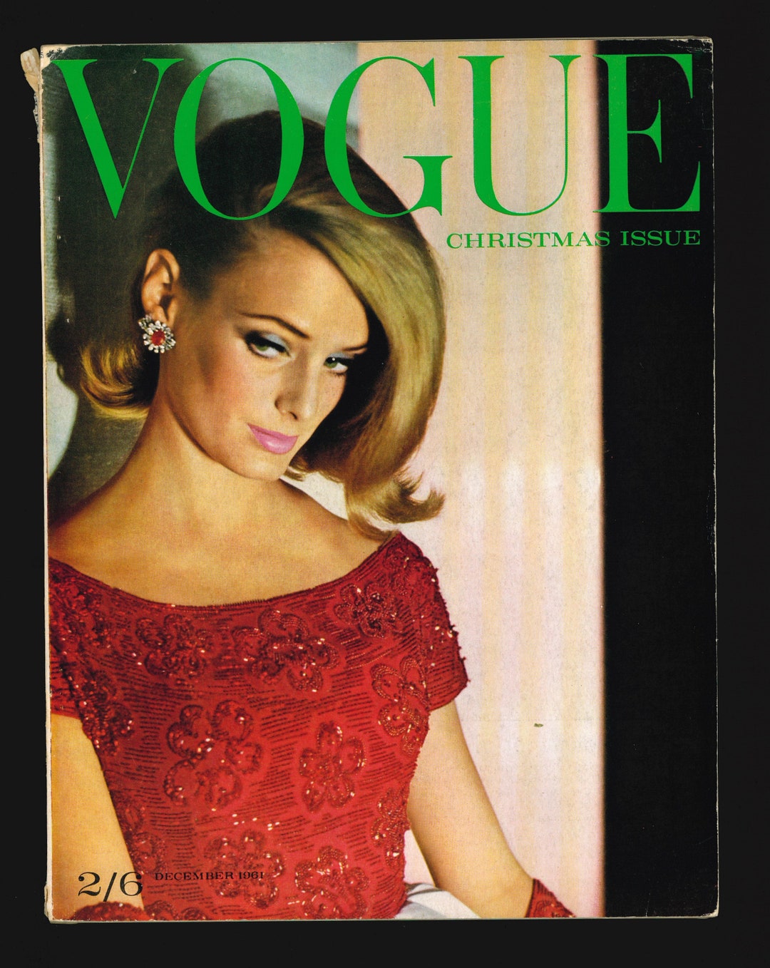 Vogue UK Dec 1961 Original Vintage Fashion Magazine - Etsy