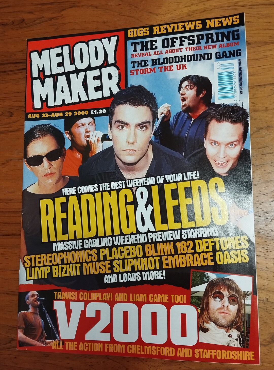 Melody Maker Aug 23-29 2000 British Pop Newspaper V2000 Reading & Leeds ...