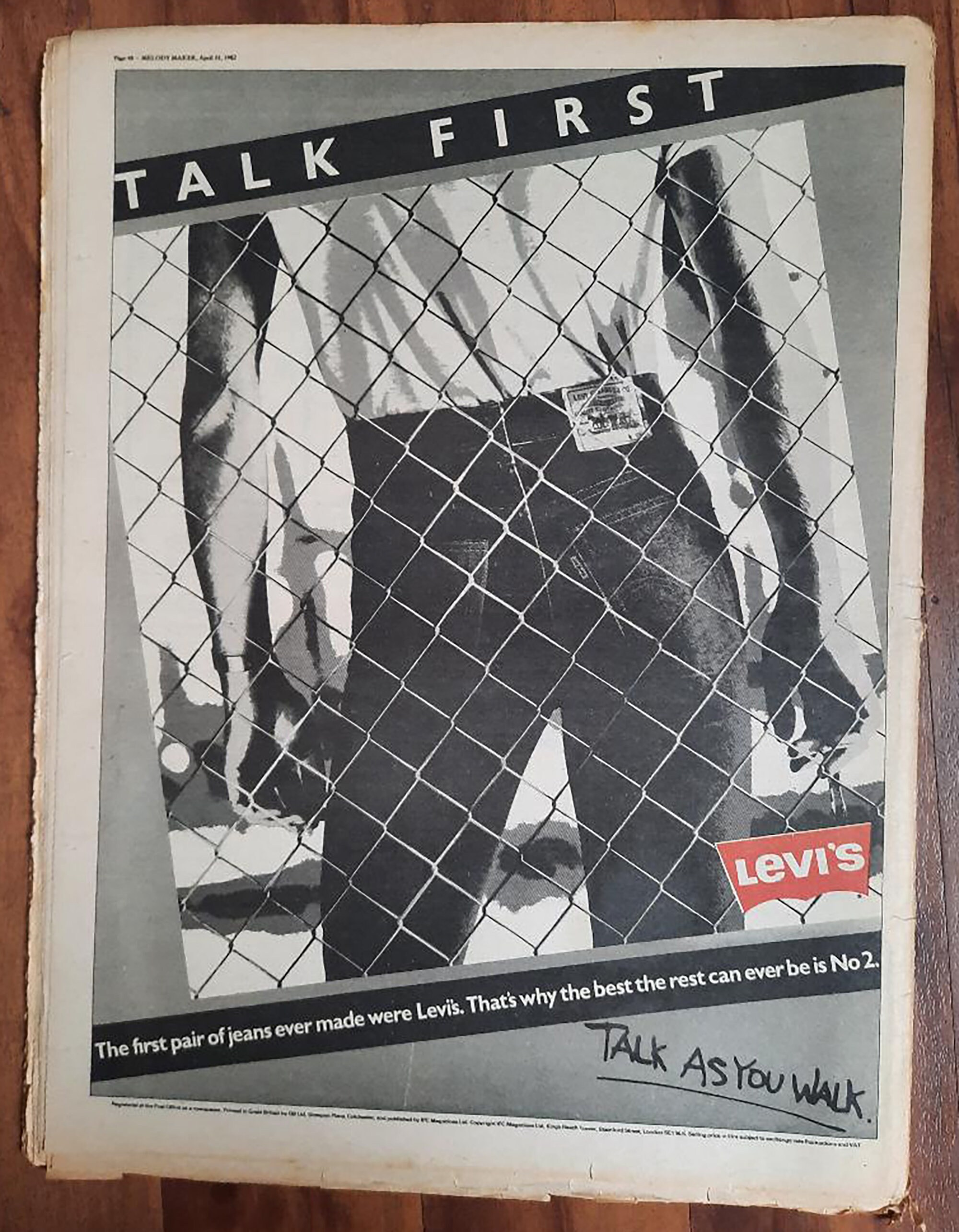 Melody Maker April 24 1982 British Pop Newspaper Music and | Etsy