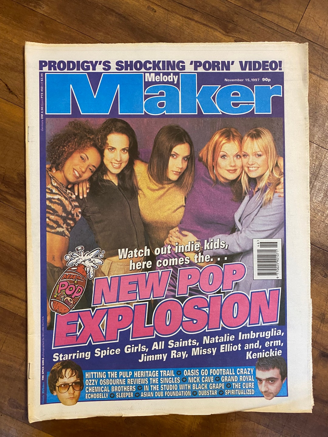 Melody Maker Nov 15 1997 Original British Pop Newspaper SPICE GIRLS - Etsy