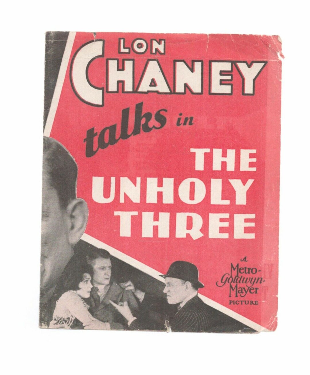 Unholy Three 1930 Original Cinema Herald Lon Chaney, Lila Lee, Harry ...