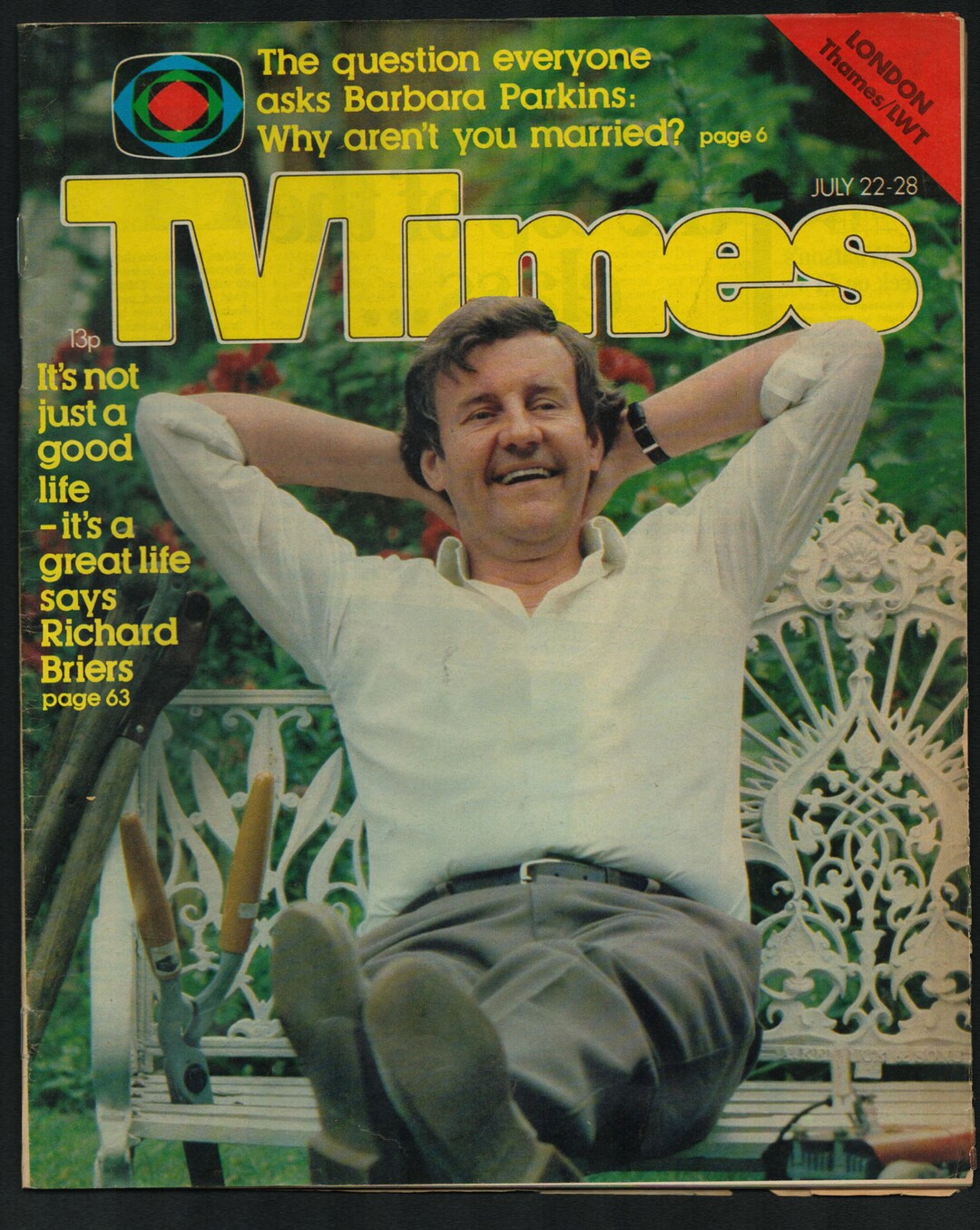 TV Times July 22-28 1978 London Original Vintage Magazine Richard ...