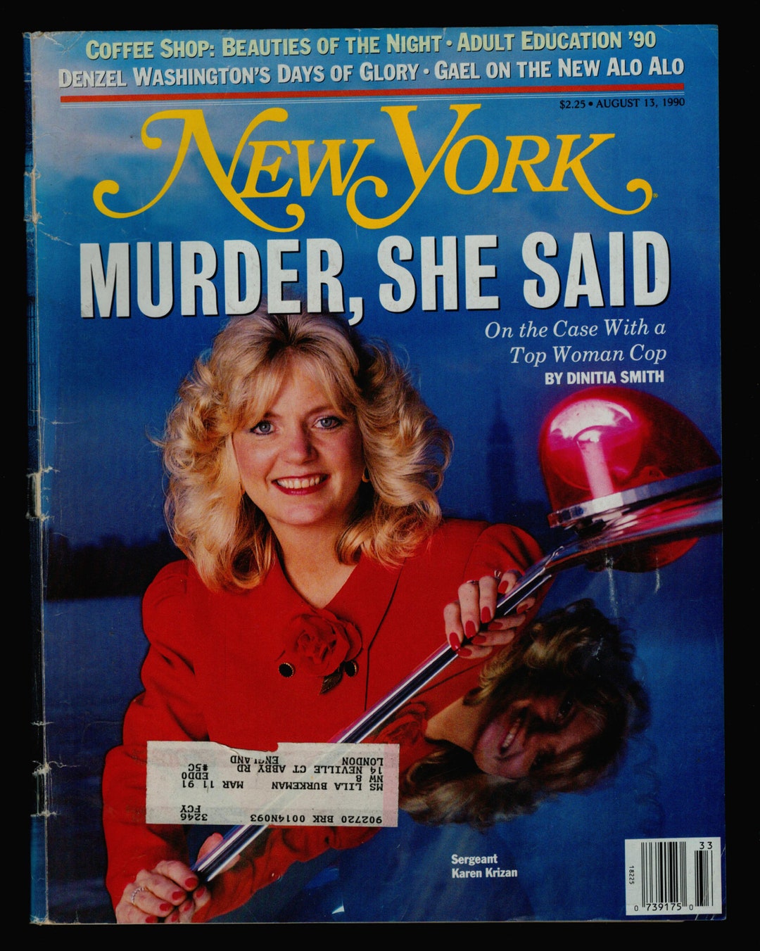 New York Magazine Aug 13 1990 Murder, She Said Dinitia Smith - Etsy