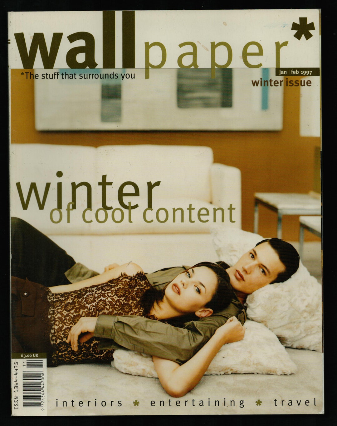 Wallpaper Jan / Feb 1997 Original Vintage Magazine Winter Issue - Etsy