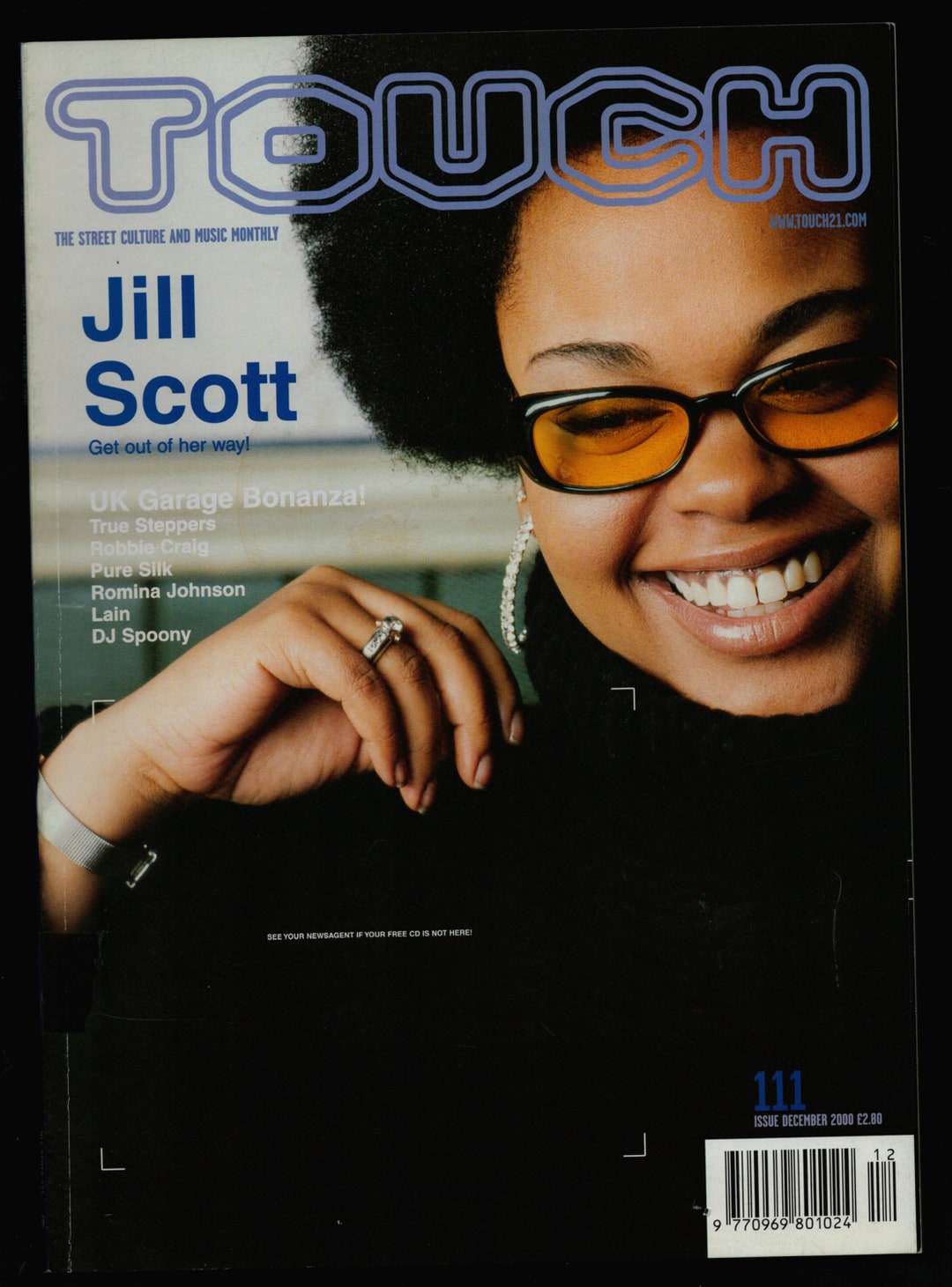 Touch No 111 Dec 2000 Rare Vintage Urban Music Lifestyle Magazine Jill ...