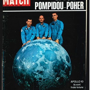 Paris Match May -june 1969 Original Vintage Magazine - Etsy