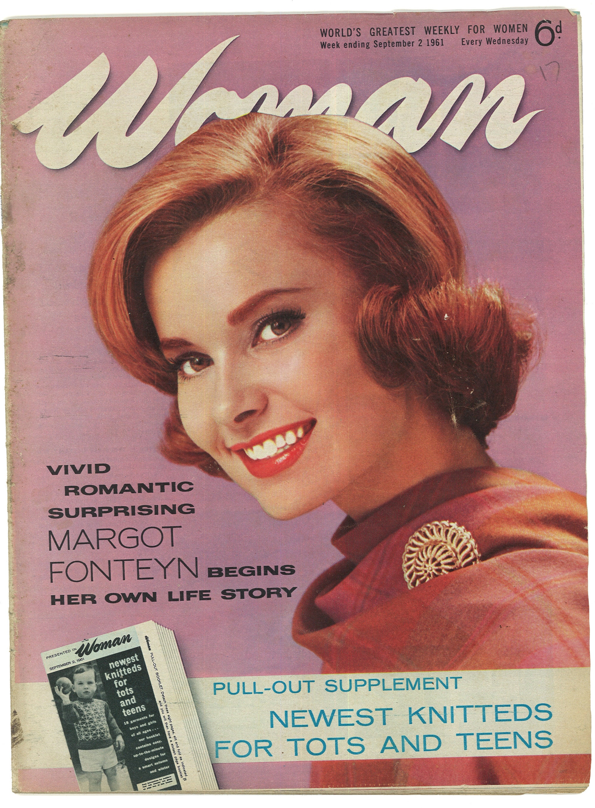 Woman UK Sept 2 1961 Original British Vintage Weekly Women Magazine ...