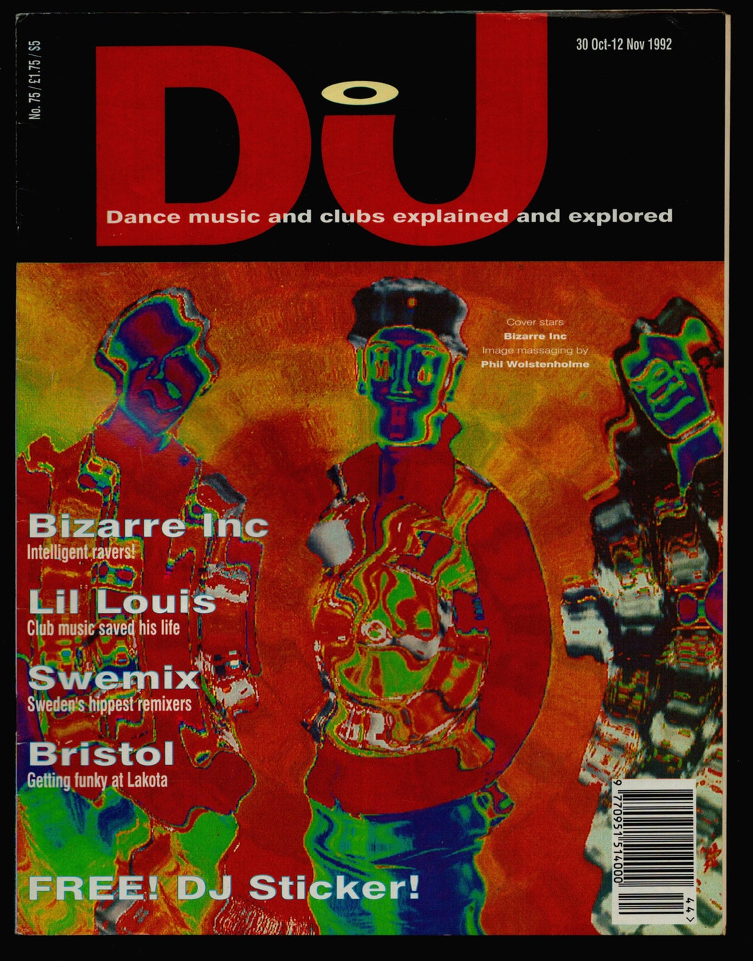 DJ Magazine Oct 30 Nov 12 1992 Dance Music and Clubs Bizarre - Etsy