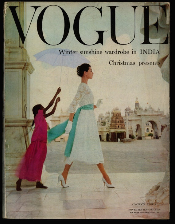 Vintage Vogue Christmas Magazine Covers