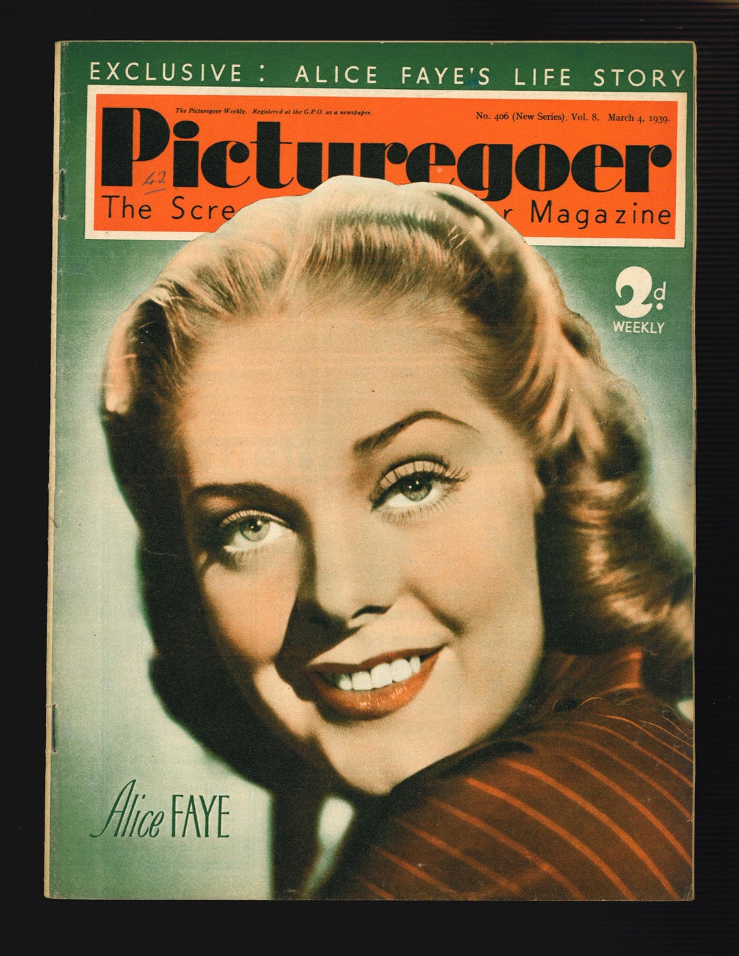 Picturegoer Film Movie Cinema Hollywood March April May 1939 Original ...