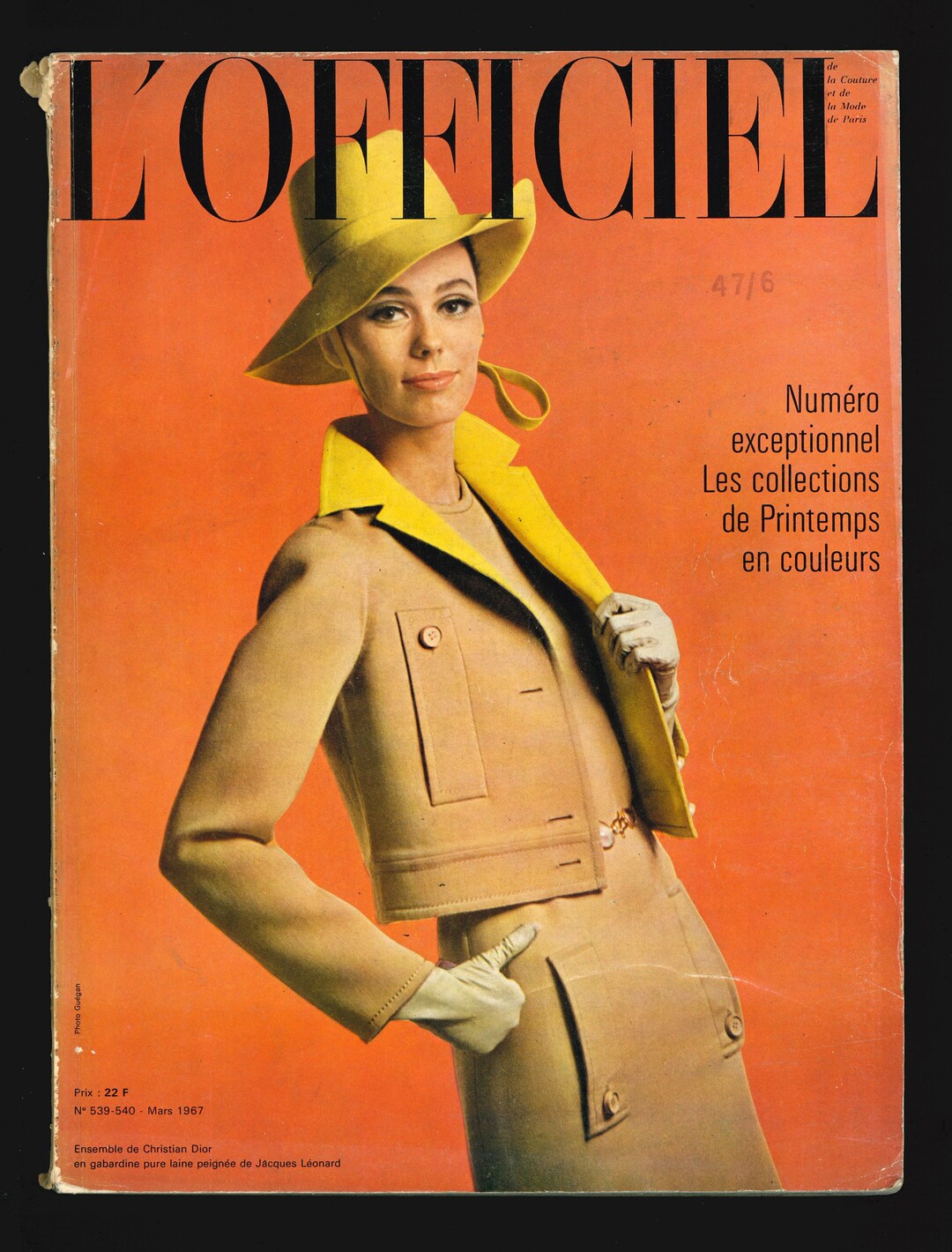L'officiel Magazine No.539-540 March 1967 - Etsy