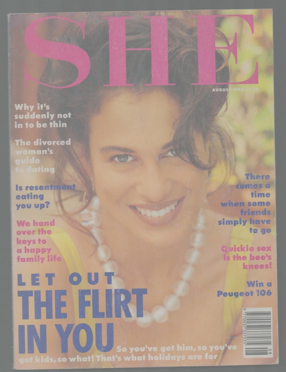 She UK Aug 1992 Original British Vintage Magazine 30th - Etsy