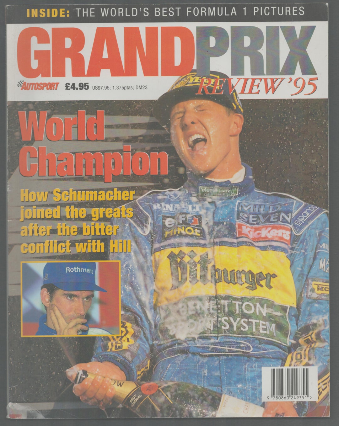 Grandprix Review Magazine 1995 World's Best Formula 1 Pictures - Etsy