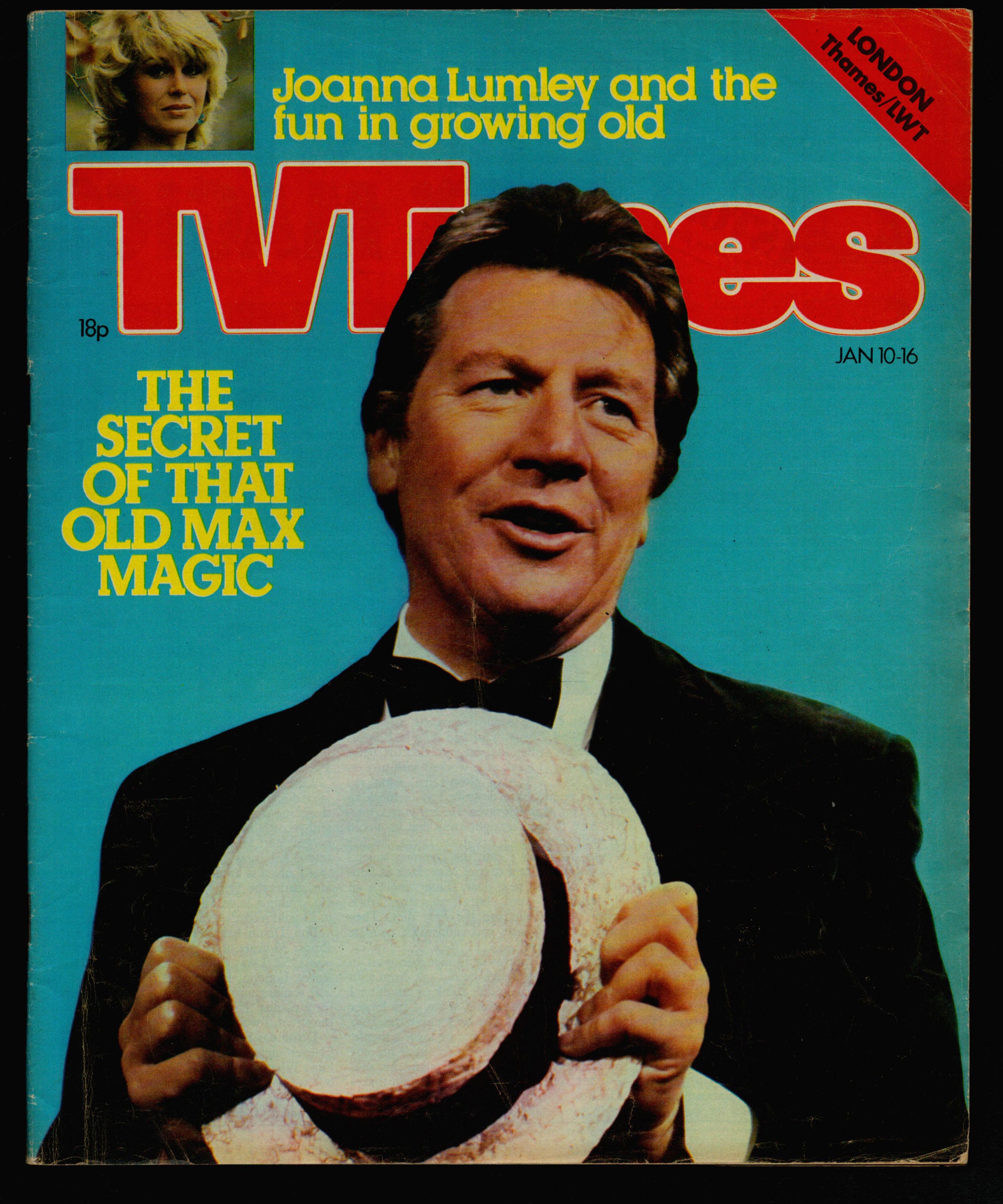 TV Times 10-16 de enero 1981 Londres Original Vintage Magazine Max ...