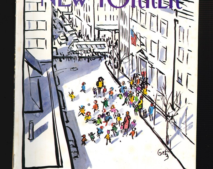 New Yorker Vintage Magazine March 17 1986 Arthur Getz School Kids ...
