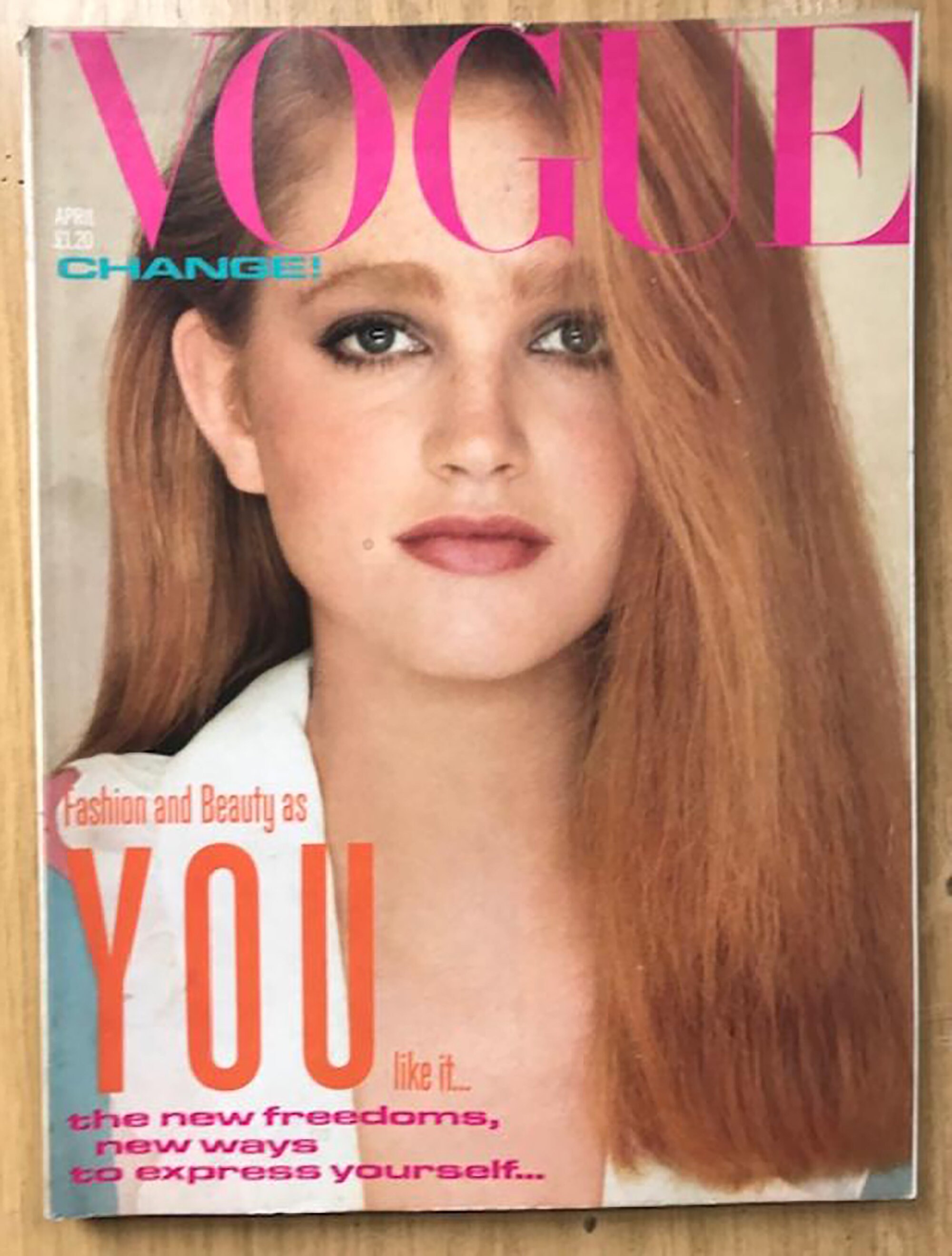 Vogue UK April 1982 British Original Vintage Fashion Magazine | Etsy