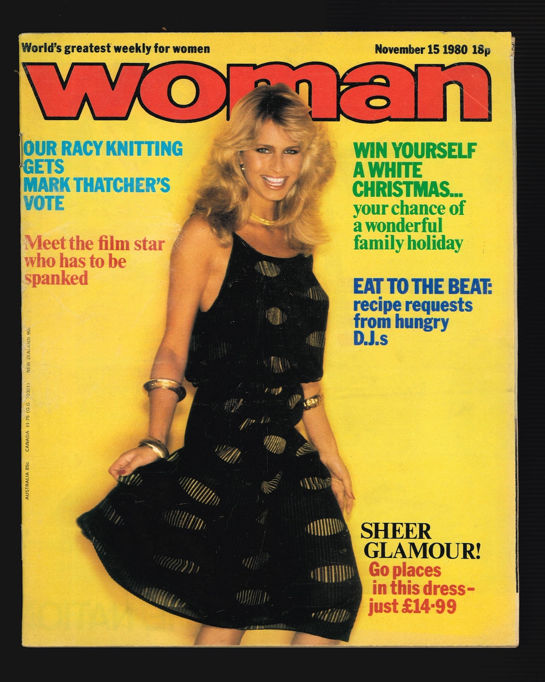 Woman Nov 15 1980 Vintage Magazine Fashion Beauty Cooking - Etsy