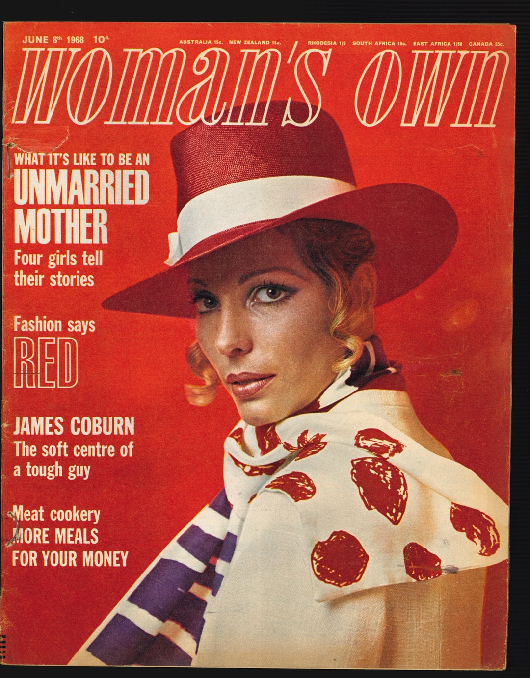 Woman's Own June 8 1968 Original British Vintage Weekly Women Magazine ...