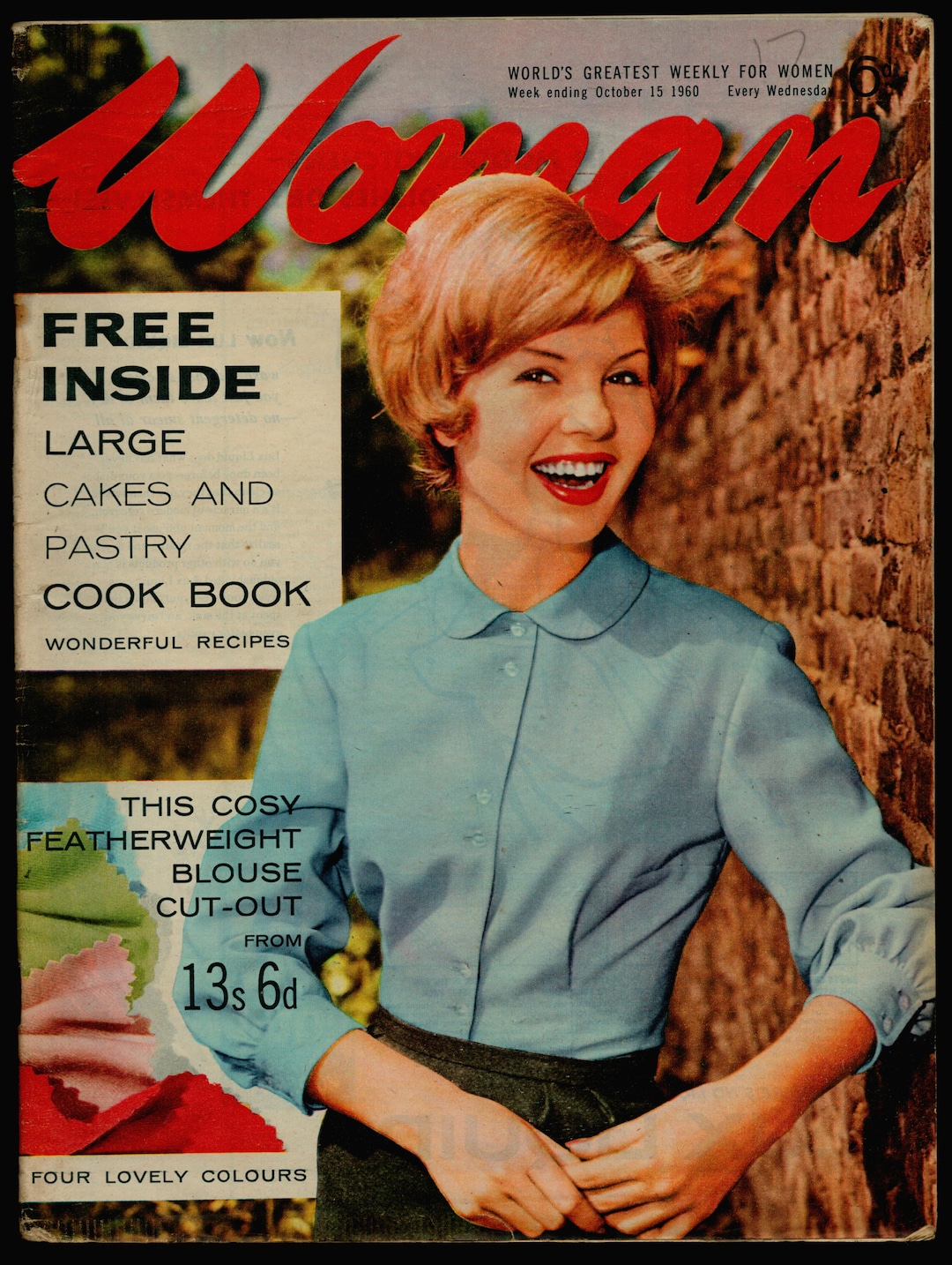 Woman Oct 15 1960 Original British Vintage Weekly Women Magazine - Etsy