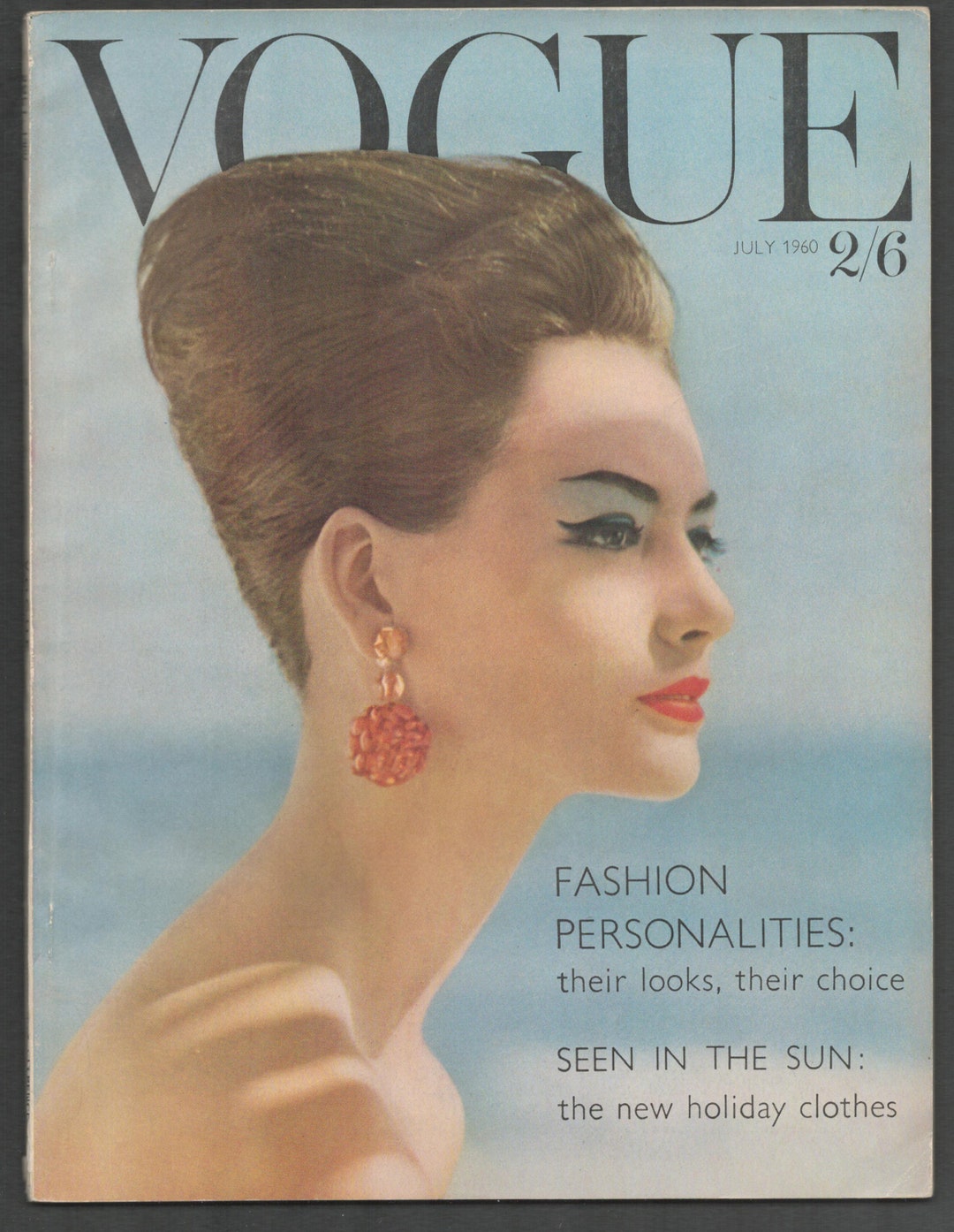 Vogue UK July 1960 Original Vintage Fashion Magazine William Klein ...