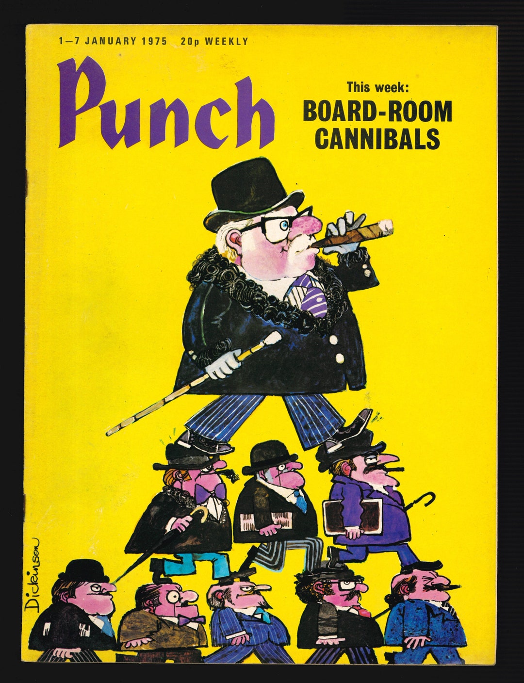 Punch Jan 1975 Bundle of 4 Copies Vintage Original Satire Magazine - Etsy