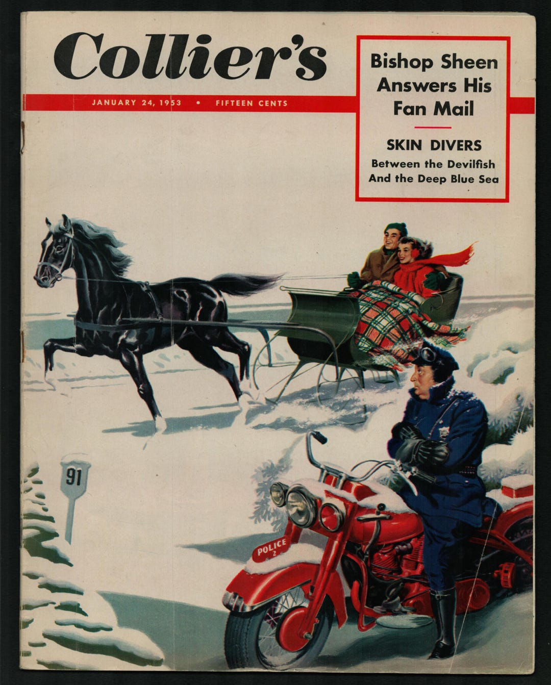 Collier's Magazine Jan - June 1953 Vintage Original - Etsy